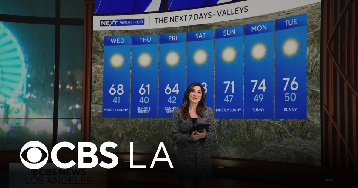 Amber Lee's 5 a.m. forecast | NEXT Weather - CBS Los Angeles
