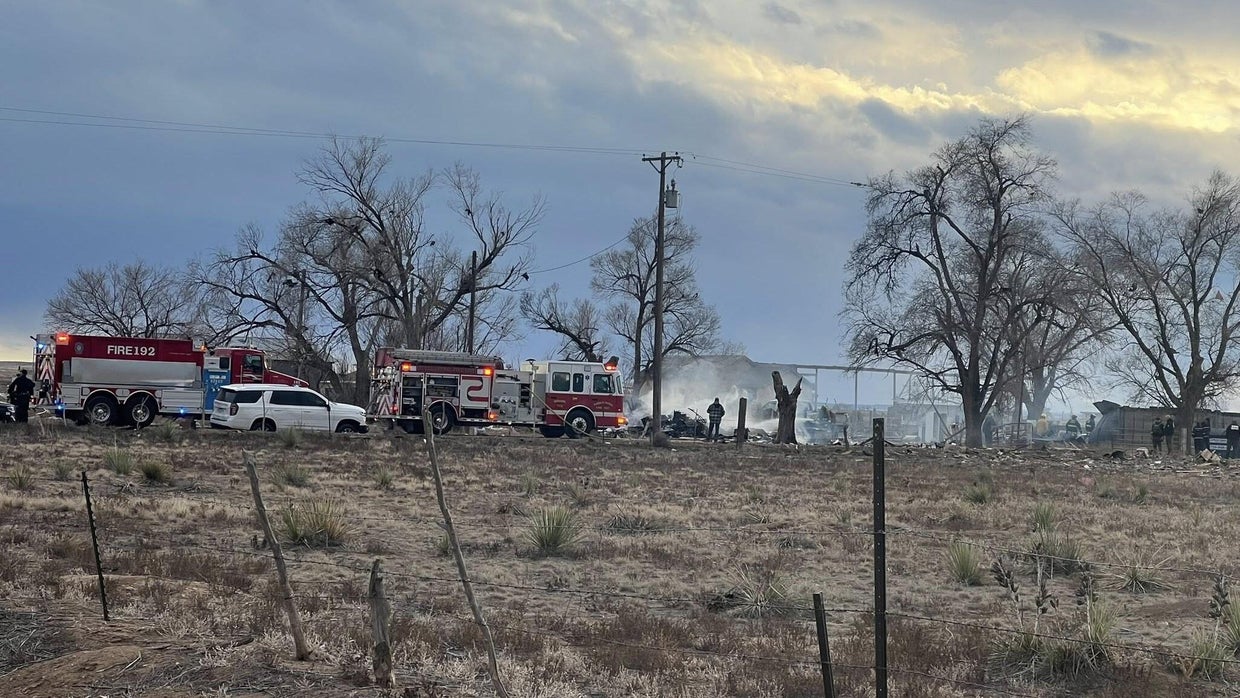 Building heavily damaged after explosion in southern Colorado - CBS ...