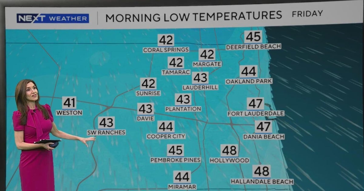 Temperatures to tumble across South Florida toward end of this week ...