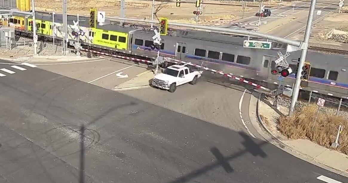 RTD's A-line train involved in crash with truck in Denver metro area ...
