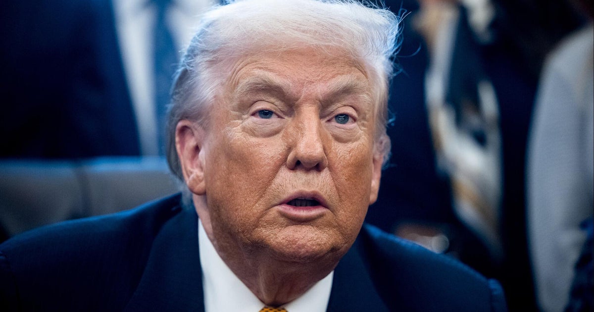 "No plan for executions" in Iran amid protests, Trump says - CBS News