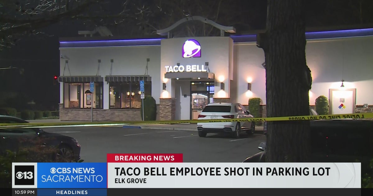 Taco Bell employee shot while on break in Elk Grove, police say - CBS ...