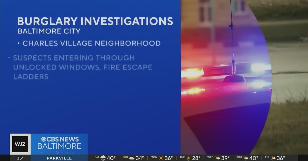 Police urge caution after wave of break ins near Johns Hopkins ...