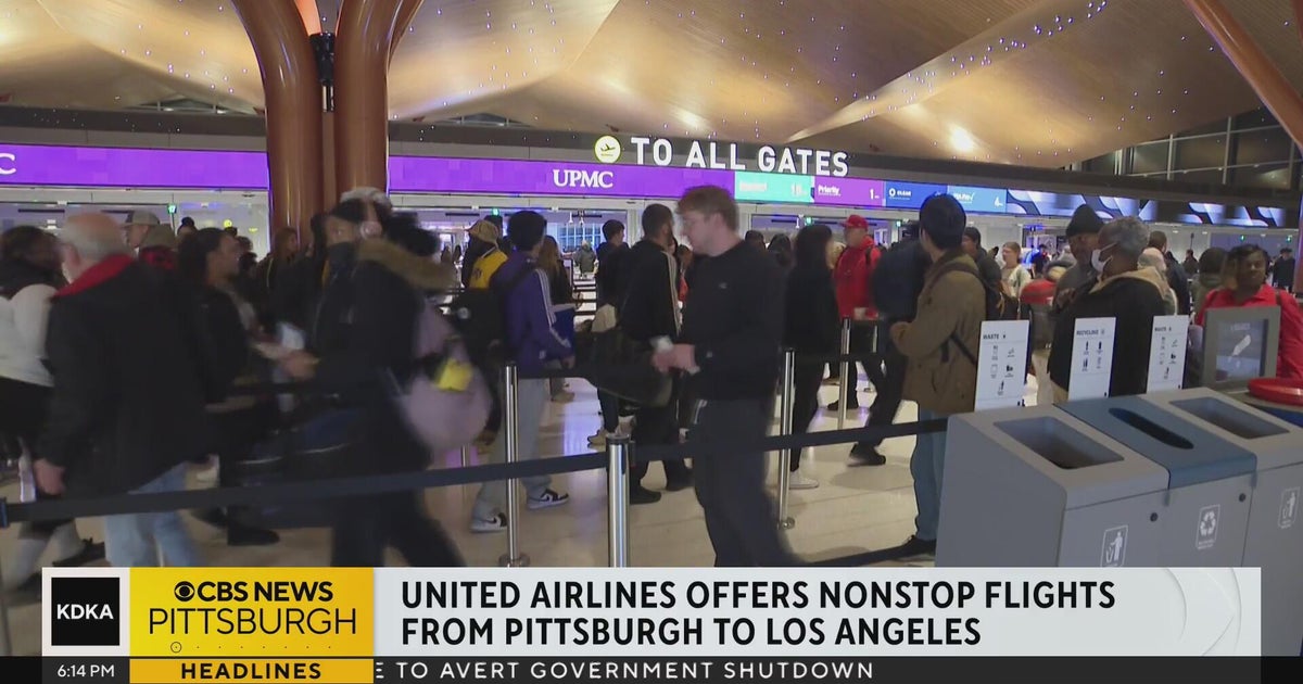 United Airlines offering direct service to LAX from PIT - CBS Pittsburgh