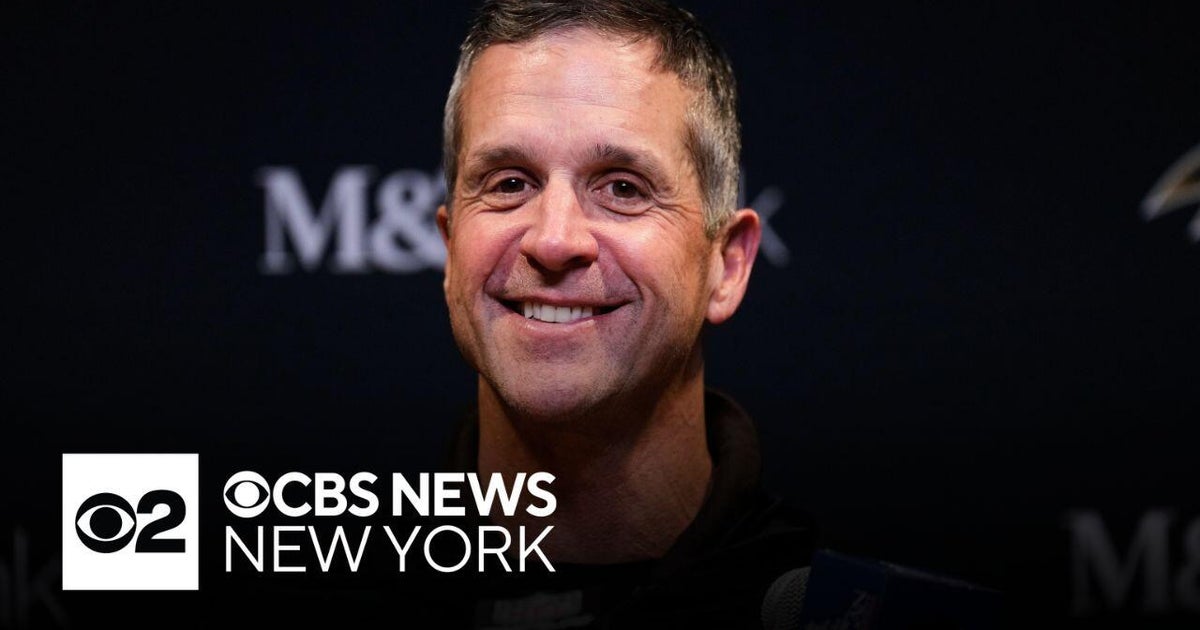 John Harbaugh signs 5-year deal with New York Giants, sources say - CBS ...