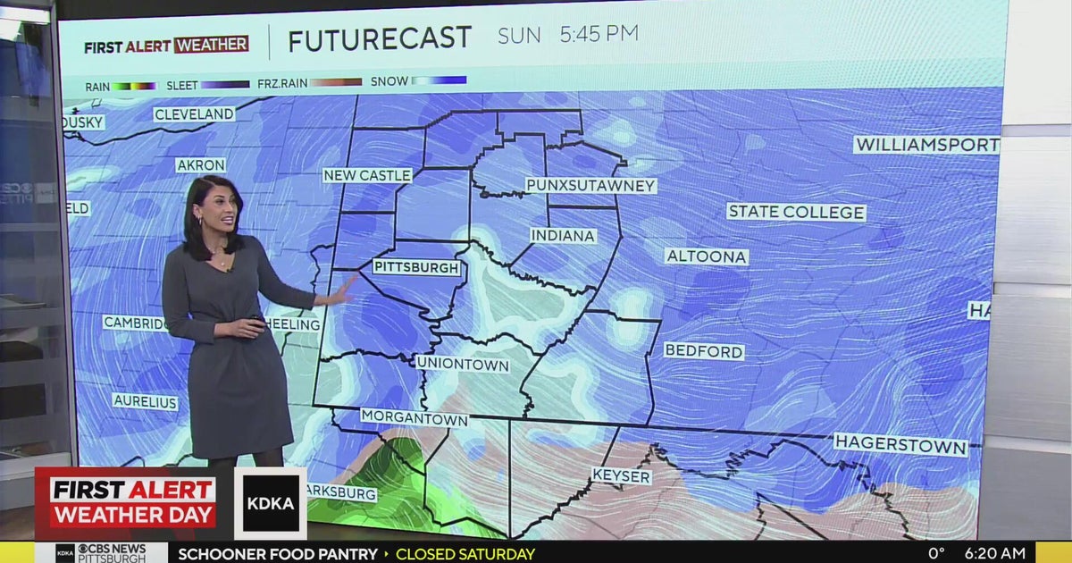 Pittsburgh's morning forecast tracks latest snowstorm developments ...