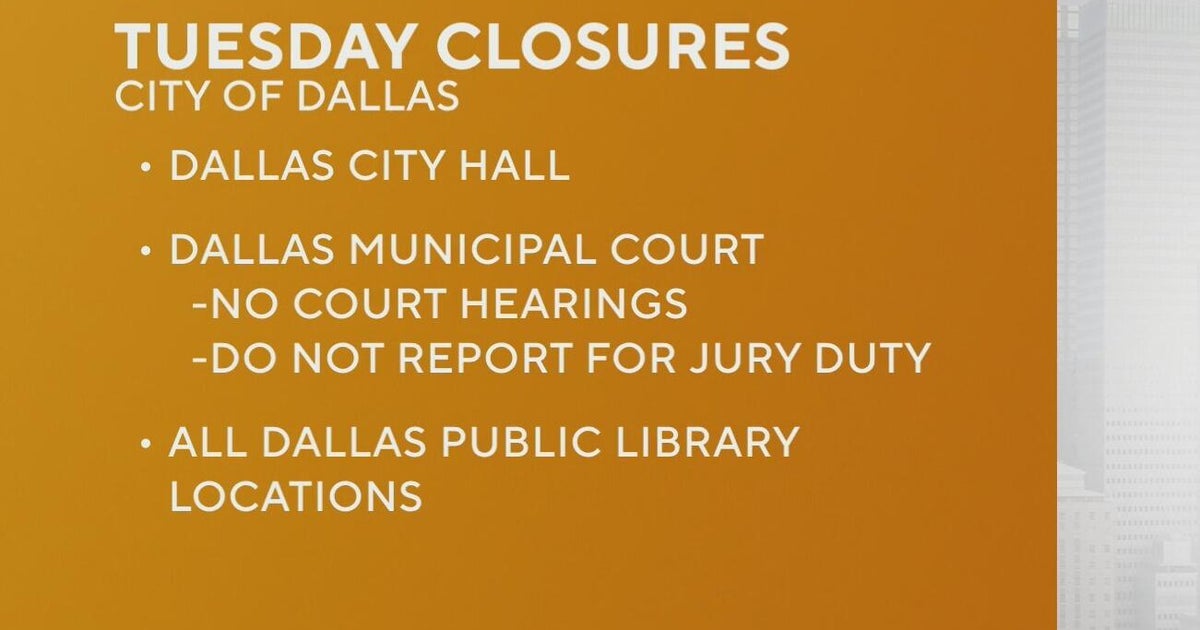 Dallas city services remain closed due to hazardous road conditions ...