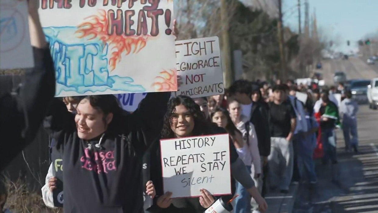 Students at Colorado's Skyview Campus walk out of class as part of ...