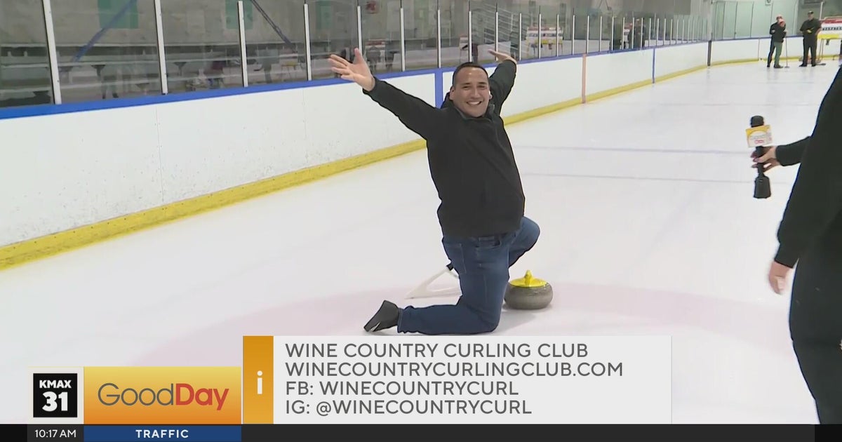 Kevin shows off his curling skills at Wine Country Curling Club! - Good ...