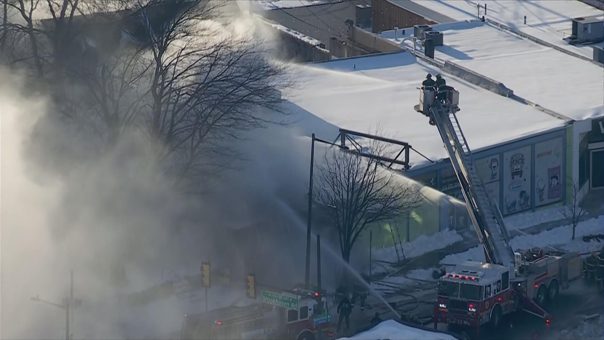 Firefighters battling blaze in West Philadelphia amid frigid ...
