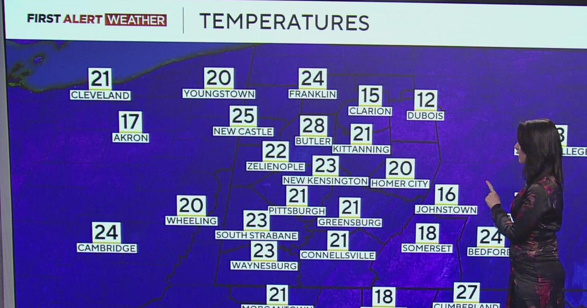 KDKA-TV Afternoon Forecast (2/2) - CBS Pittsburgh