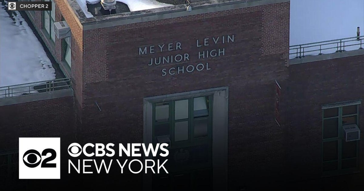 Safety agent stabbed in leg outside Brooklyn school - CBS New York