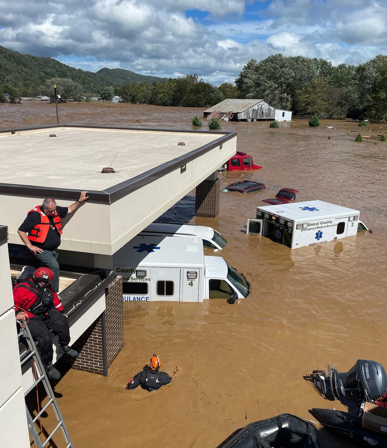 Hospital flooded by Hurricane Helene to be rebuilt in another flood ...