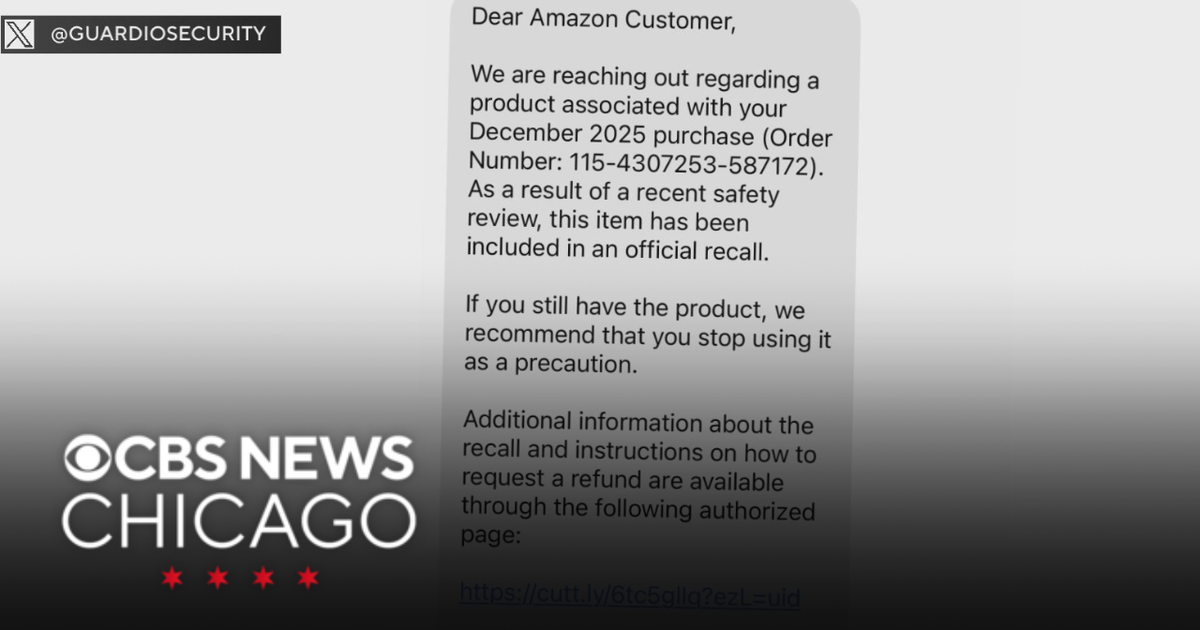 Scammers target Amazon prime customers with fake recall messages - CBS ...