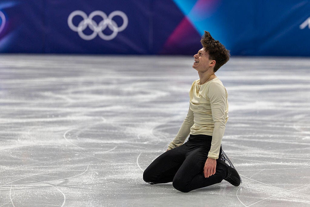 U.S. figure skater Maxim Naumov makes Olympic debut 1 year after ...