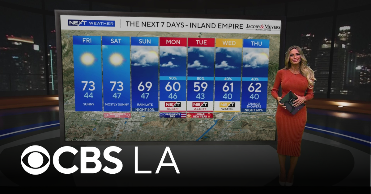Dani Ruberti's NEXT Weather Forecast - CBS Los Angeles