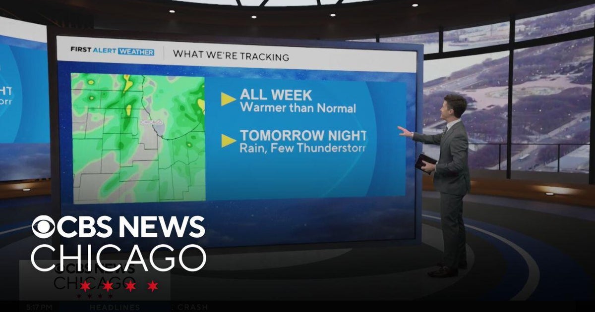 Chicago weather: Warm all week, but rain on the way - CBS Chicago