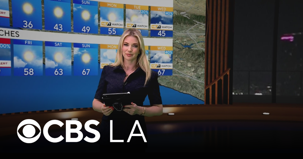 Evelyn Taft's NEXT Weather Forecast - CBS Los Angeles