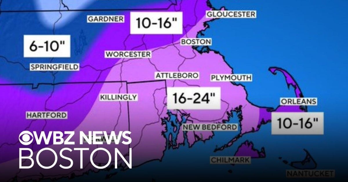 Newest Boston forecast shows blizzard warning in Massachusetts, 2 feet ...