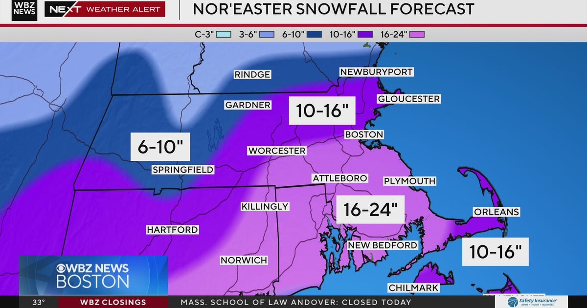 Latest Boston weather forecast calls for up to two feet of snow ...