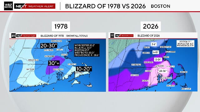 How did the Blizzard of 2026 compare to the Blizzard of '78 in ...