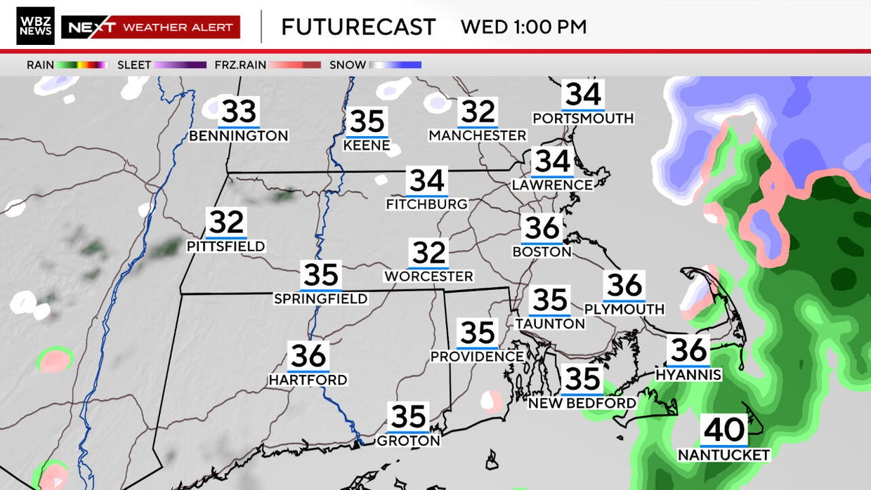 Snow in Boston area again? Weather forecast maps show 2 chances for ...