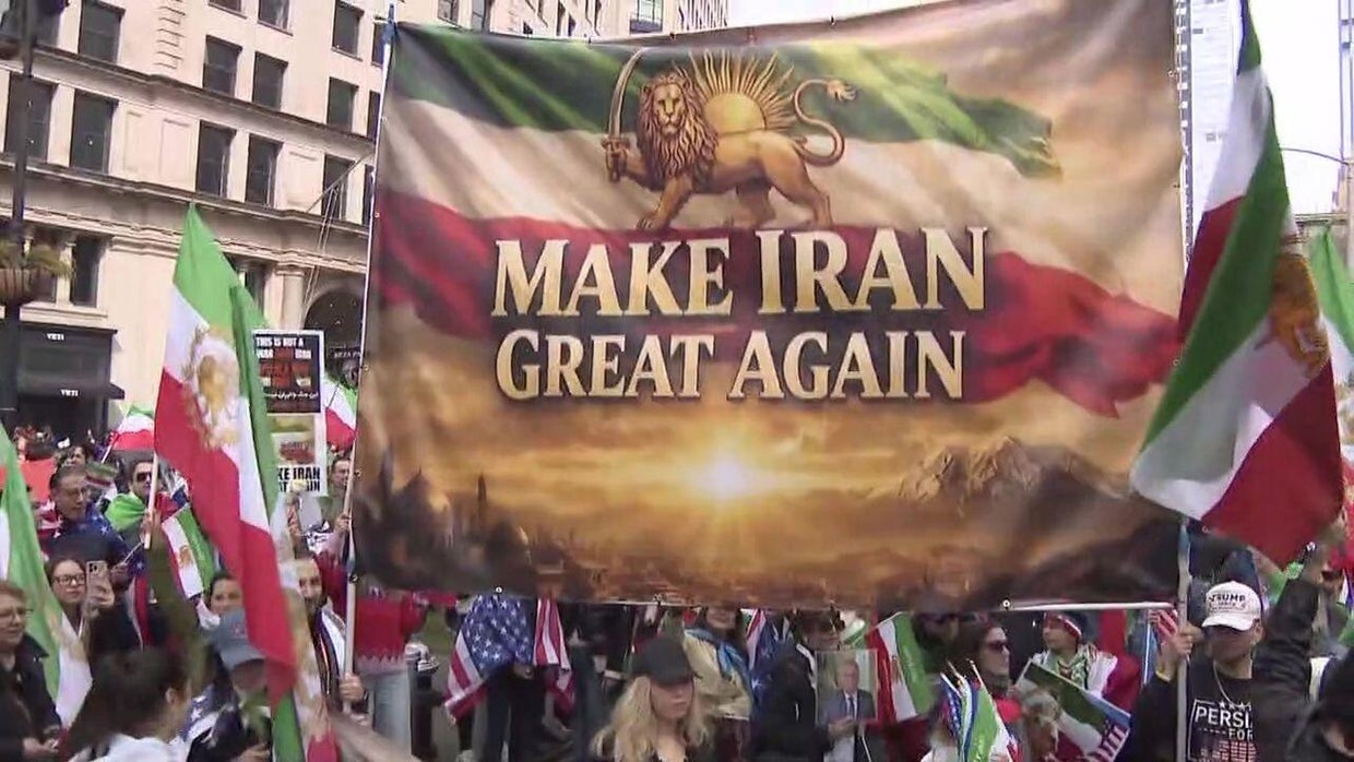 Hundreds march in NYC in support of liberating Iran. Here's what they ...