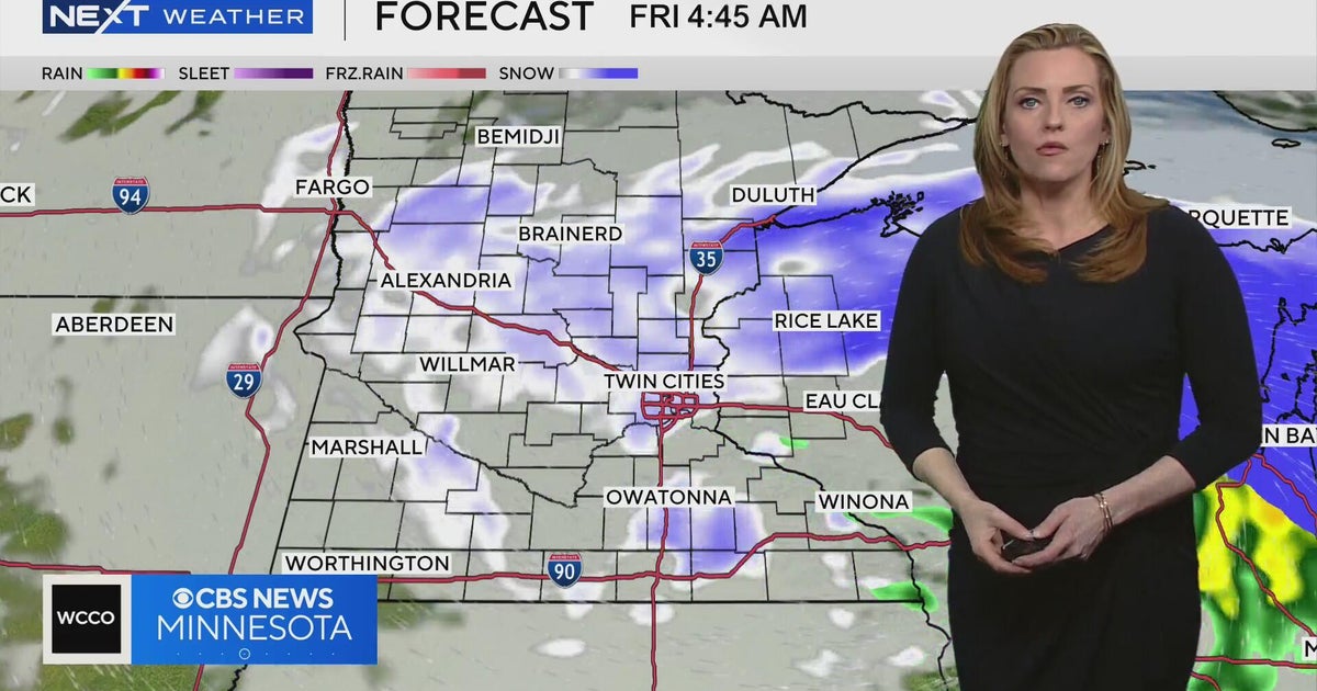 Noon Minnesota forecast from March 10, 2026 | NEXT Weather - CBS Minnesota