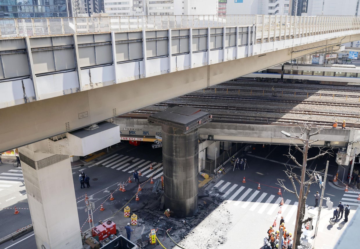 Giant underground pipe mysteriously rises over 30 feet, bursting ...