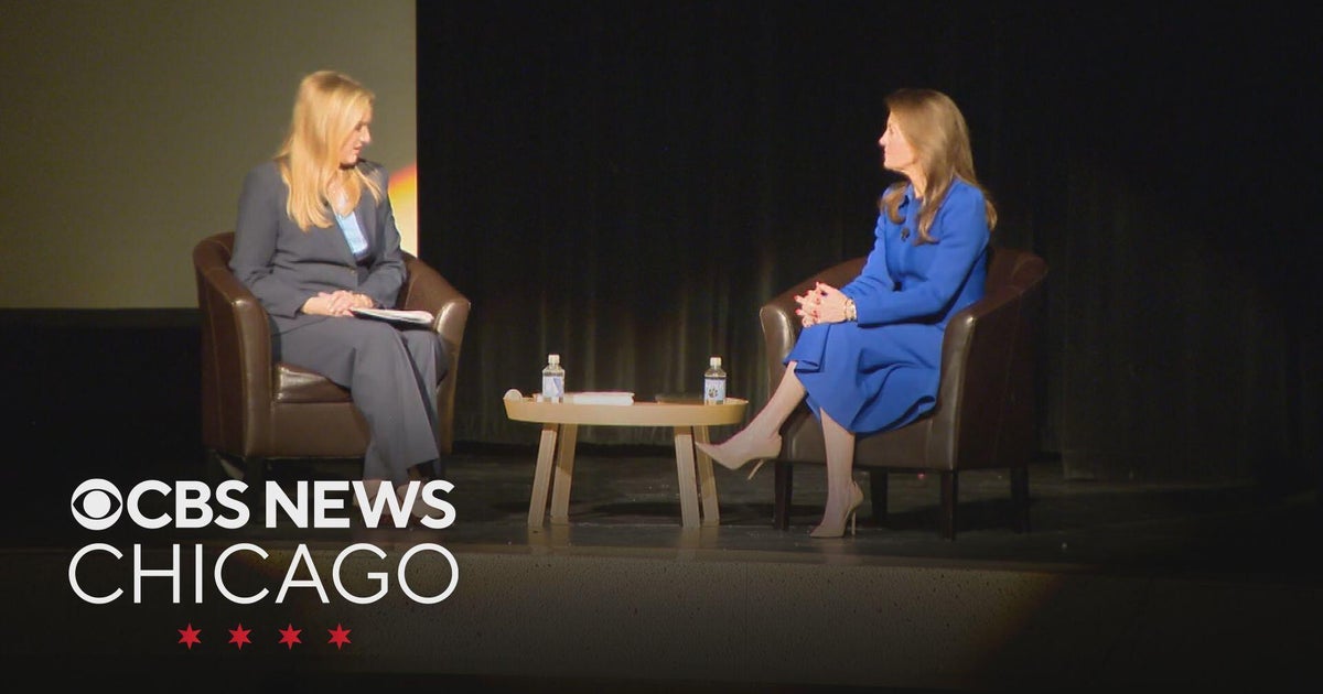 Marie Saavedra moderates discussion with Norah O'Donnell - CBS Chicago