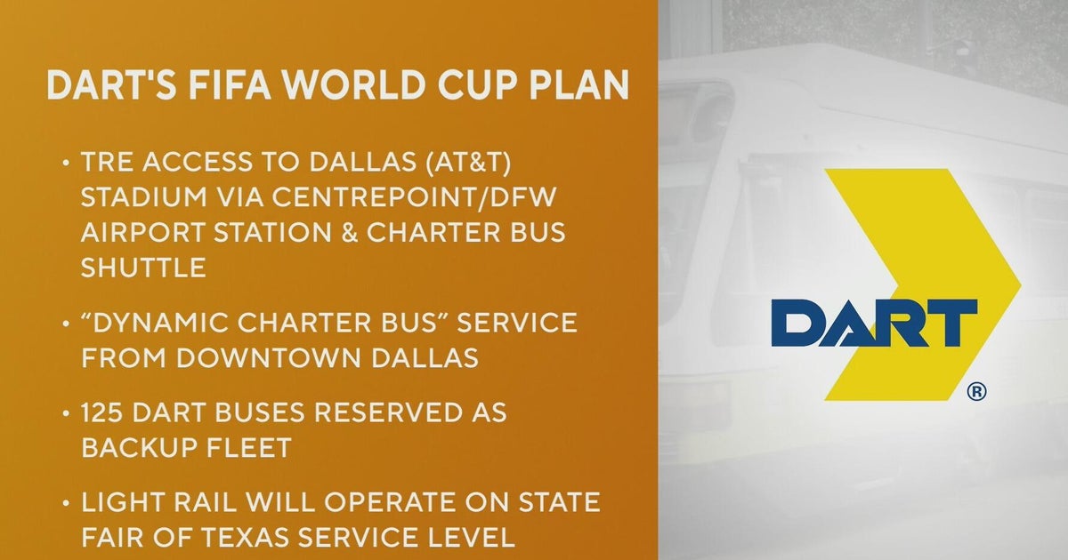 DART to lay out plans for FIFA World Cup - CBS Texas