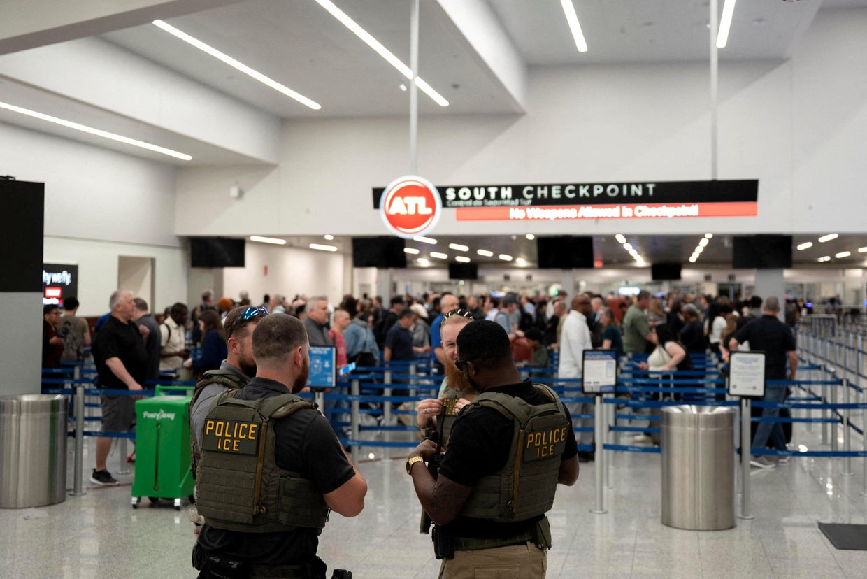 ICE agents deployed to some U.S. airports as TSA lines stretch for ...