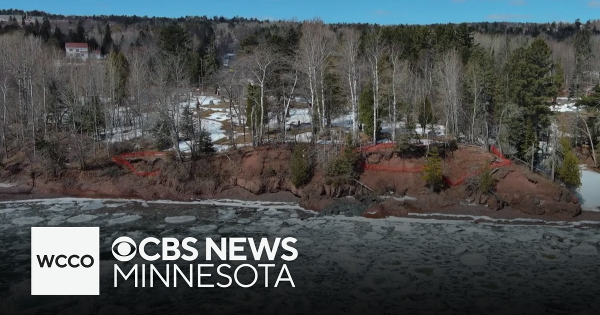 Human remains exposed as Duluth cemetery slips into Lake Superior - CBS ...