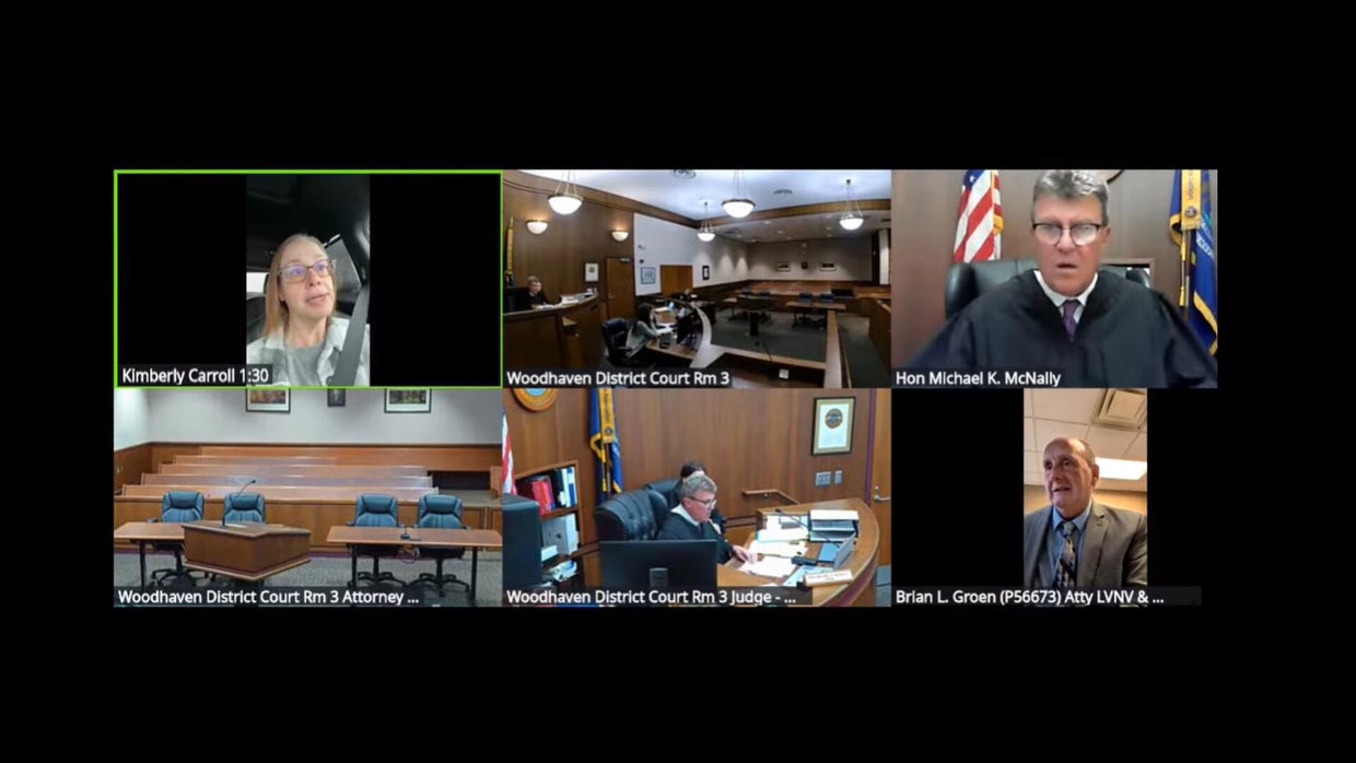 Michigan judge calls out defendant for driving during virtual court ...