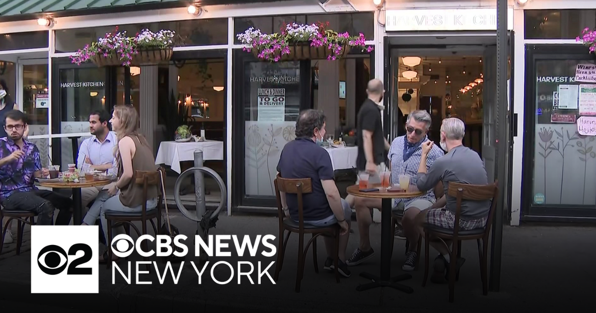 Outdoor dining returns to New York City for the season - CBS New York