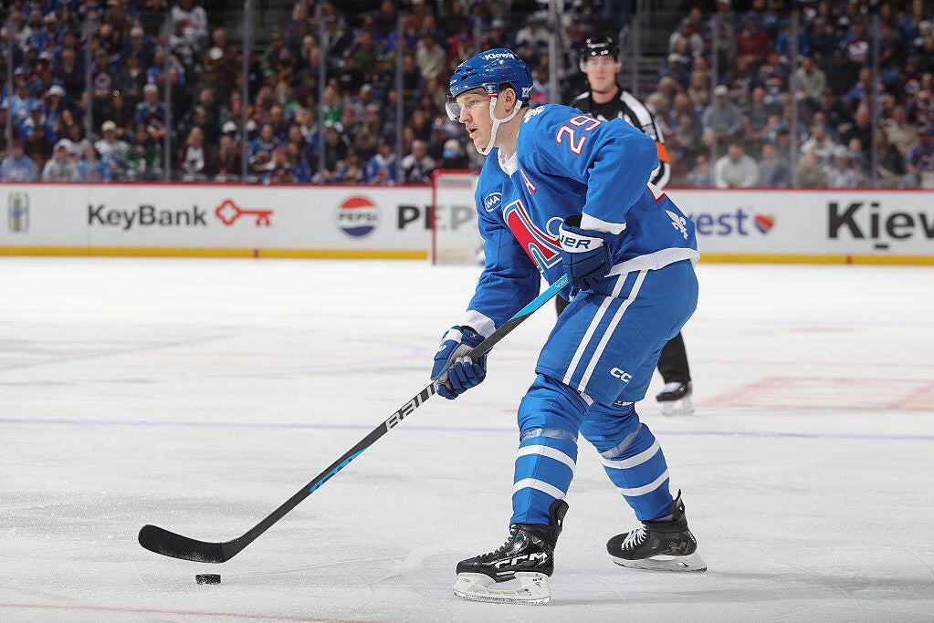 Nathan MacKinnon first to 50 goals during 2025-26 NHL season, second ...