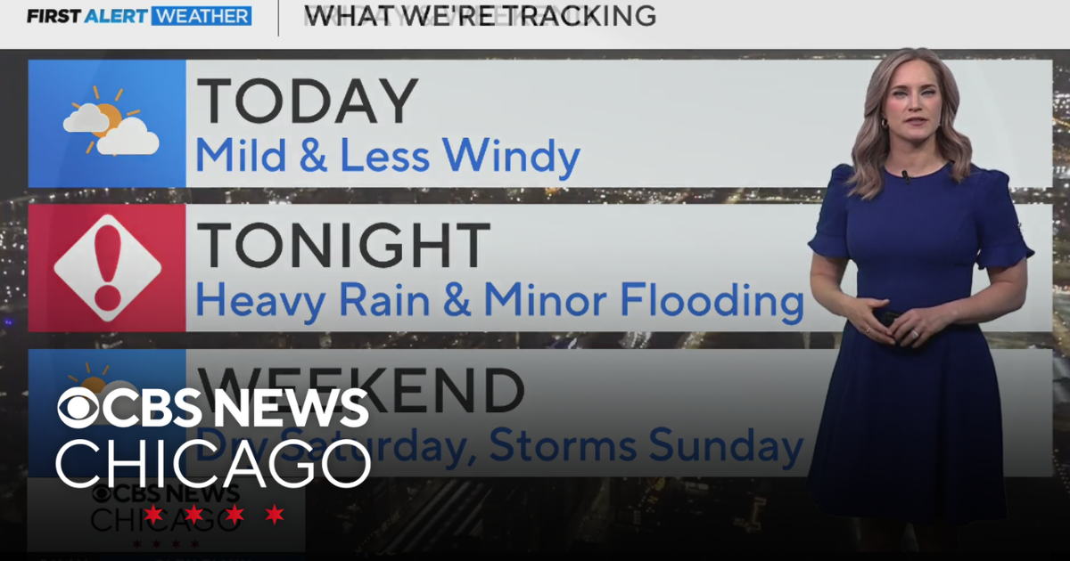 Rain ahead Thursday night in Chicago - CBS Chicago