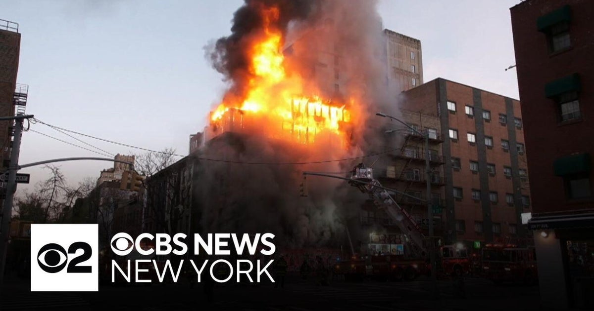 Chelsea vacant building fire leaves 2 firefighters injured - CBS New York
