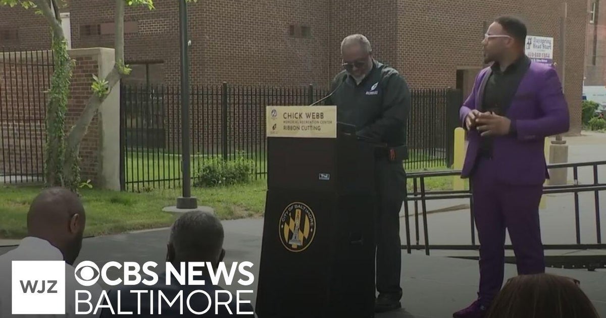 Baltimore leaders celebrate the reopening of the Chick Webb Memorial ...