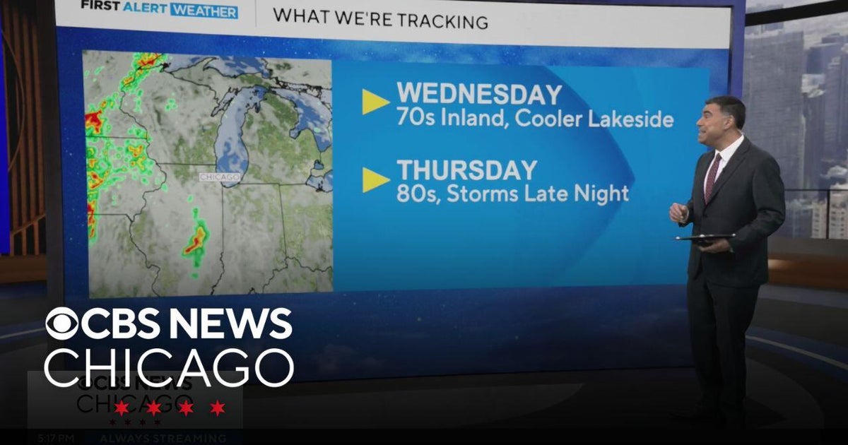 Chicago weather: scattered storms Tuesday evening, cooler Wednesday ...