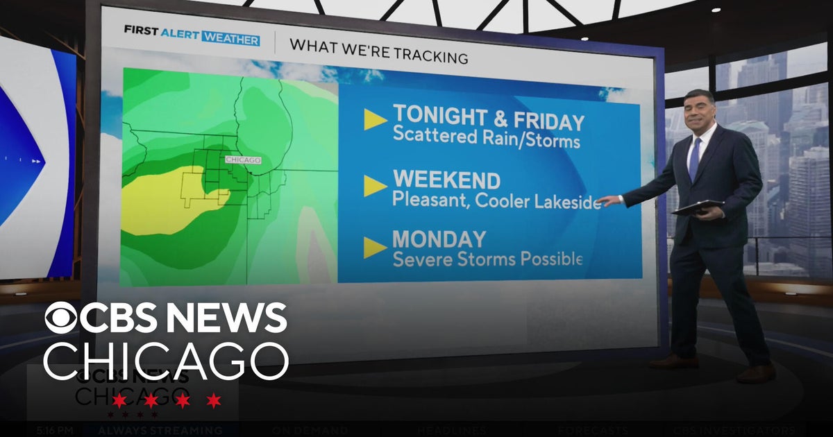 Chicago weather: Thunderstorms overnight - CBS Chicago