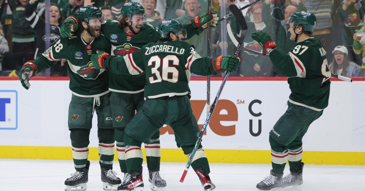 Wild beat Stars 5-2 for first playoff series win in 11 years - CBS ...