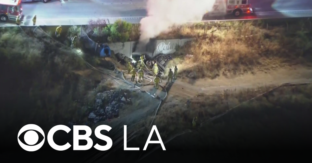 Northbound 110 Freeway still closed due to tunnel fire burning under ...