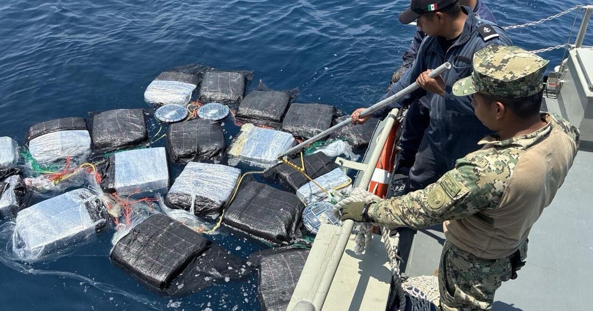 Dozens of packages of cocaine seized in Pacific Ocean off Mexico, 11 ...