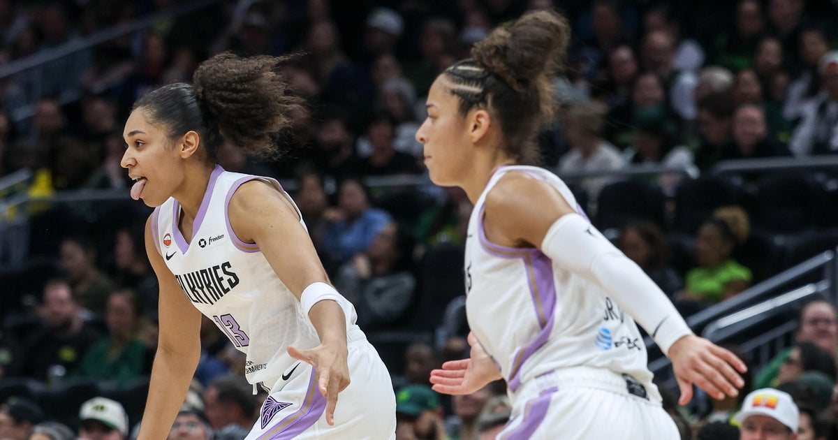 Janelle Salaun's 3-point shooting powers Valkyries past Storm in season ...
