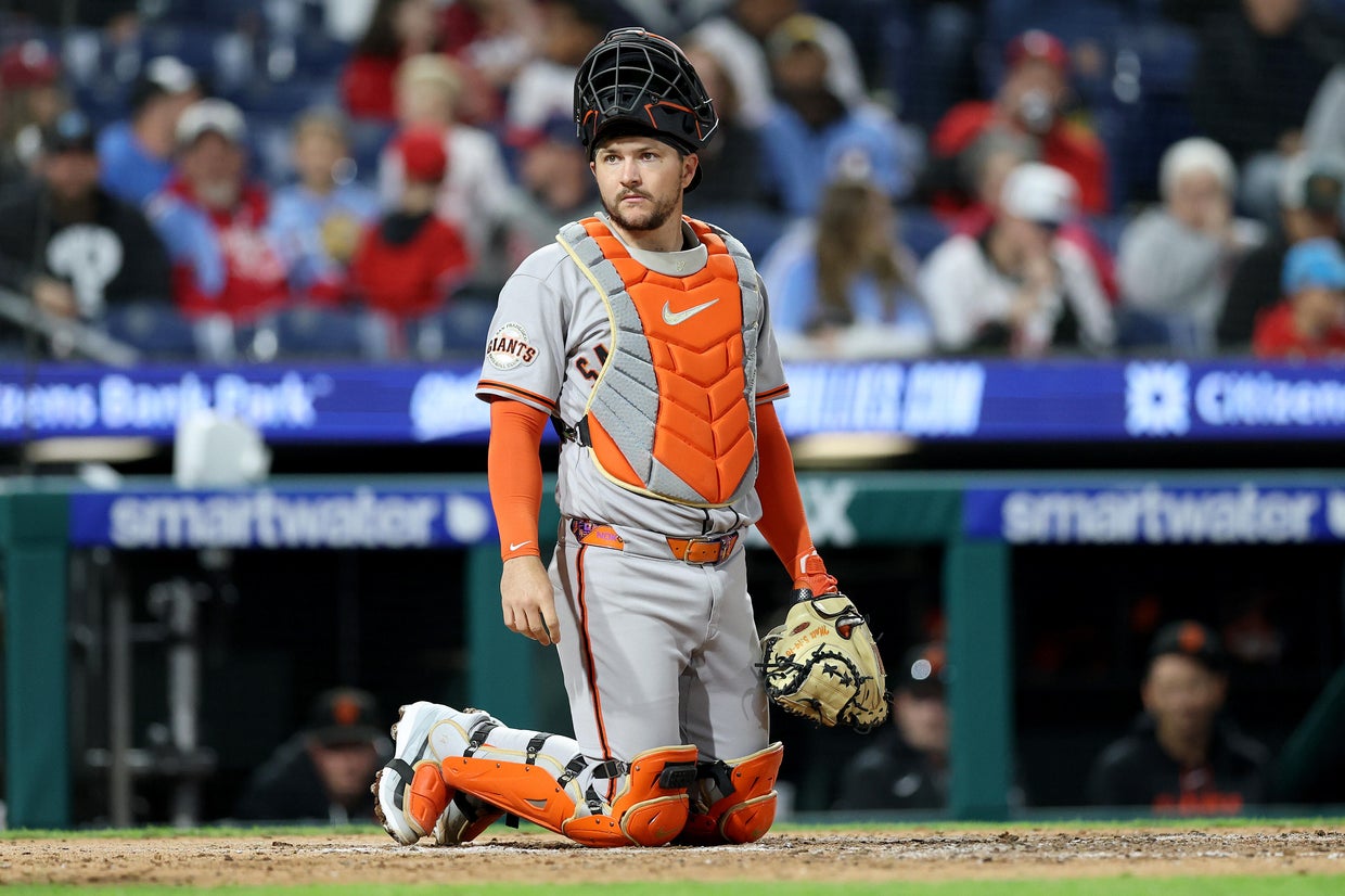 Giants trade Gold Glove catcher Patrick Bailey to Cleveland for ...