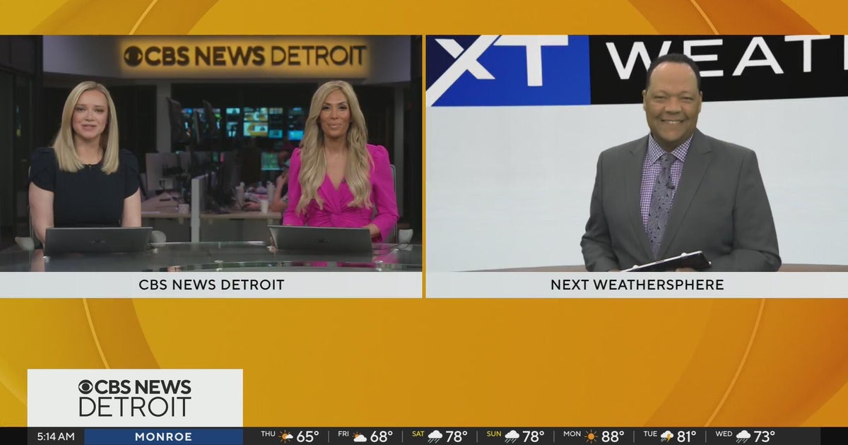 More sun today, a warm weekend ahead - CBS Detroit