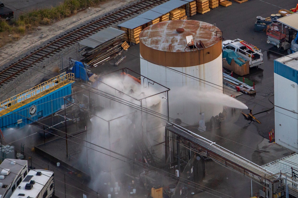 California firefighters say threat of massive explosion in Orange ...