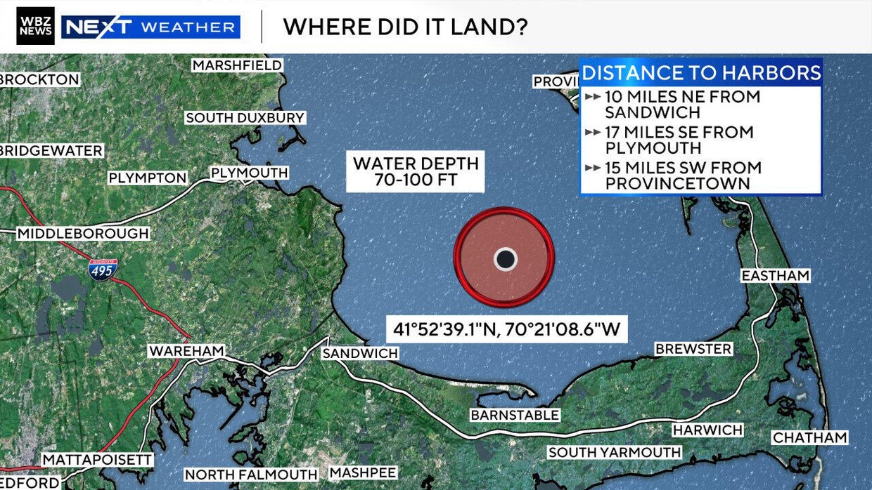 Meteorite heard in Massachusetts landed "right in the middle of Cape ...
