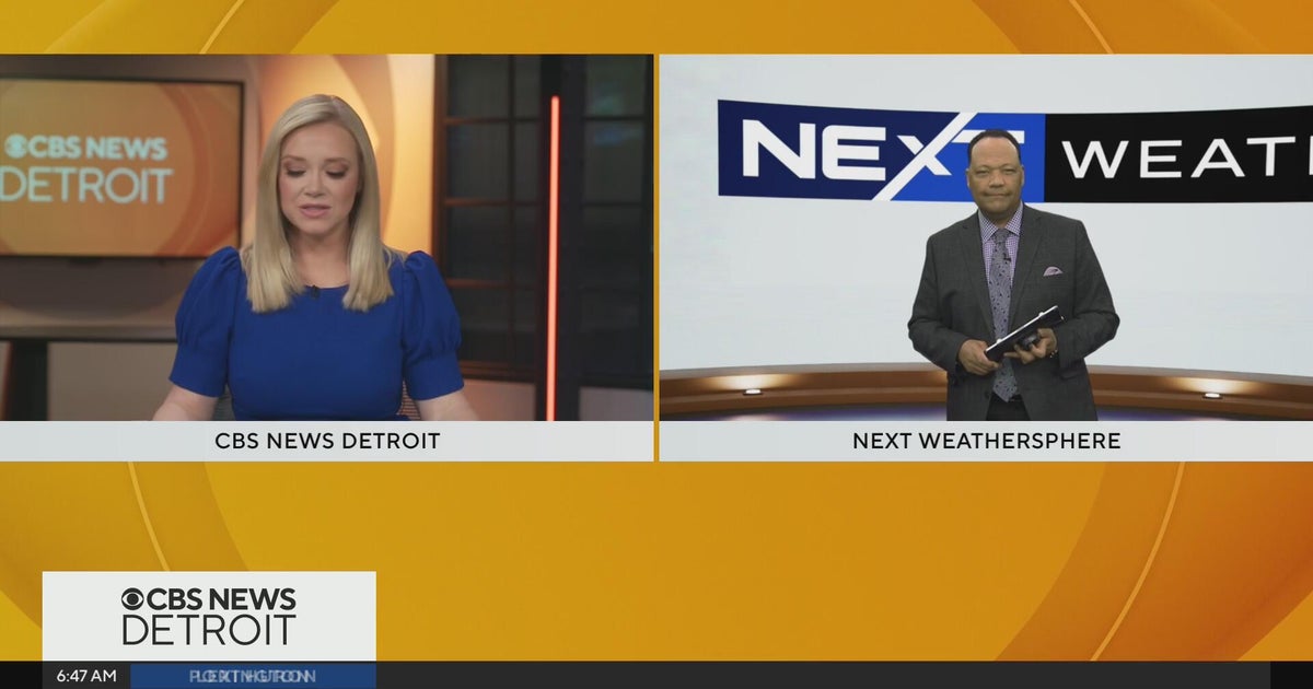 Partly sunny and less humid - CBS Detroit